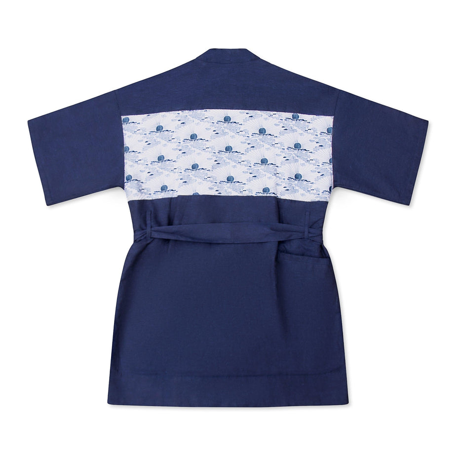 Men's El Garibaldi Robe - Rising Sun, Indigo – California Cowboy