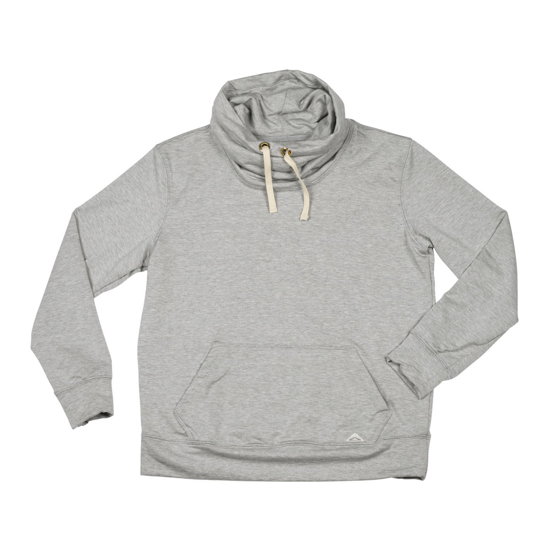 Women's Wagyu Fleece Cowl Neck - Heather Grey – California Cowboy